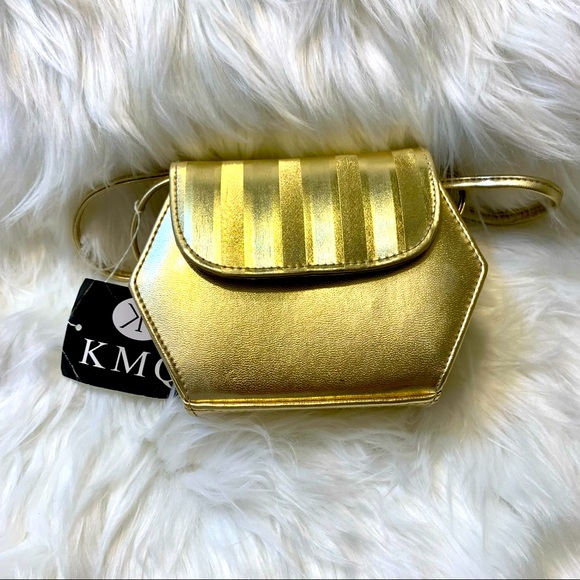 KMQ | Bags | Kmq Mini Gold Purse | Poshmark
